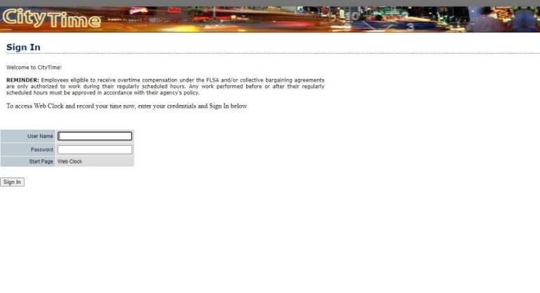 NYC Citytime Login: Everything Explained
